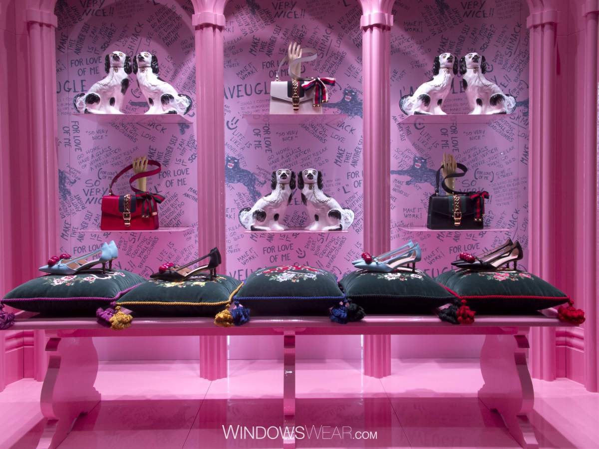 Gucci Launches Home Decor Collection Featured In Windows – WindowsWear